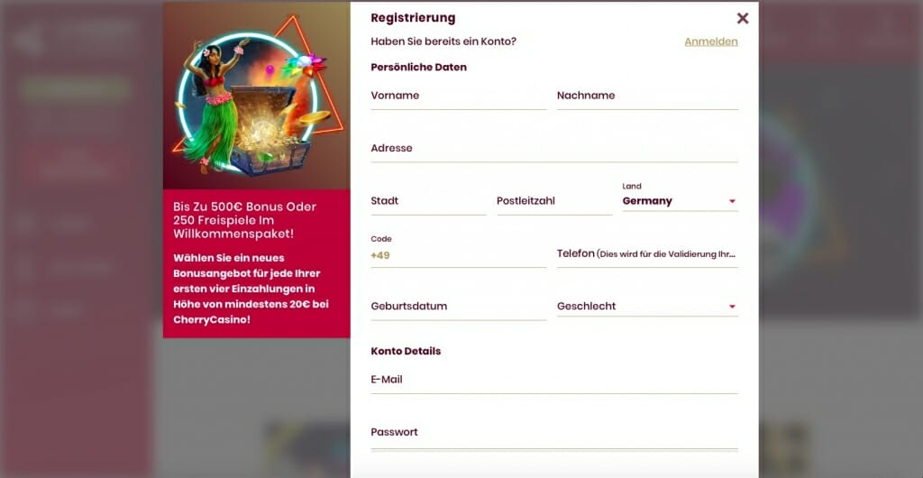 Cherry Login » So bekommst du bis zu 50 Euro Bonus