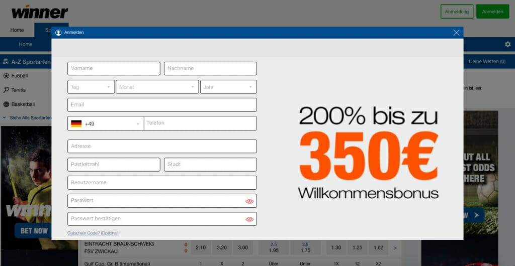 Winner Login: 5 Schritte vom Anmelden zum Bonus - Stadionfans.de